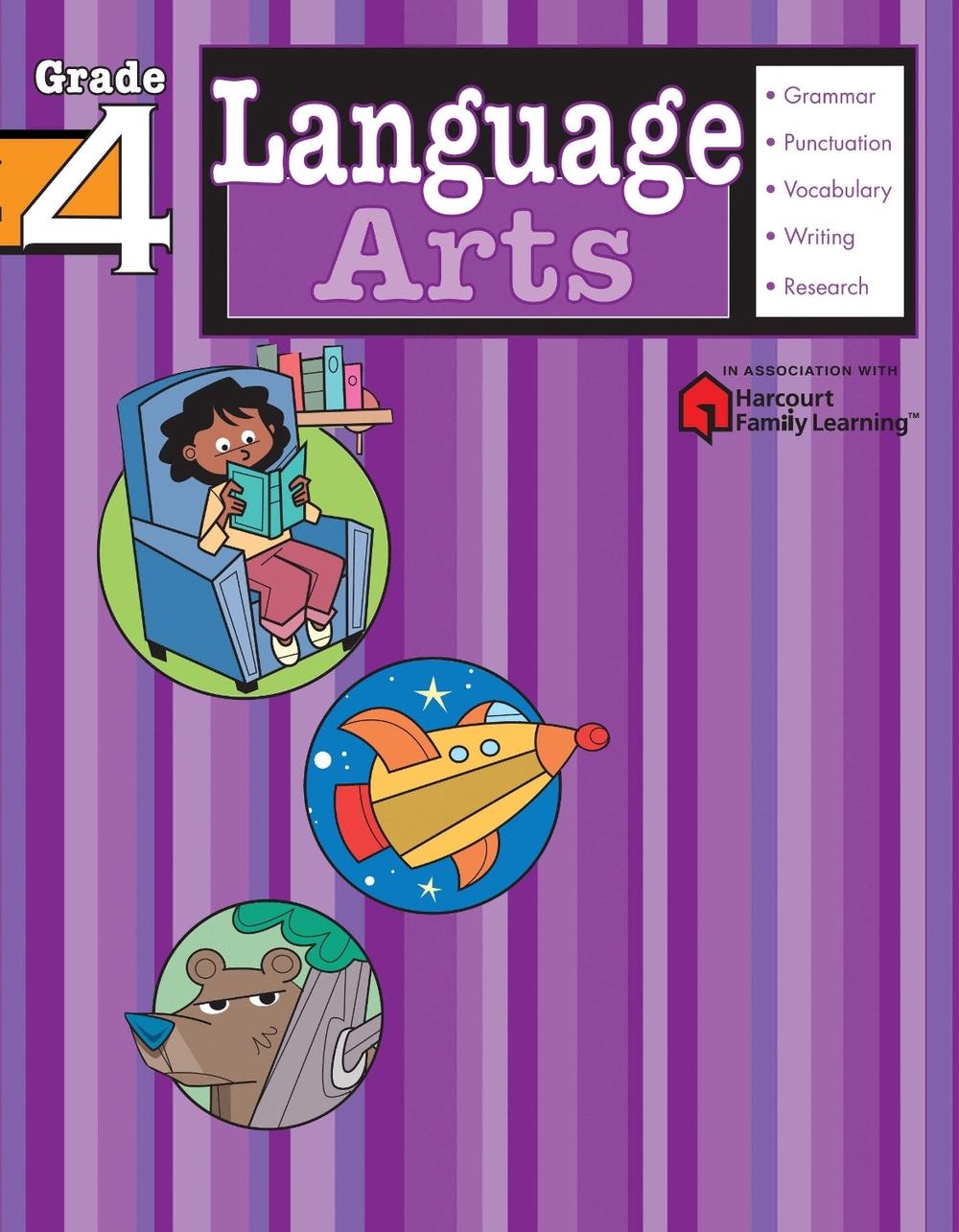 Language Arts, Grade 4 by Flash Kids Editors (English) Paperback Book ...