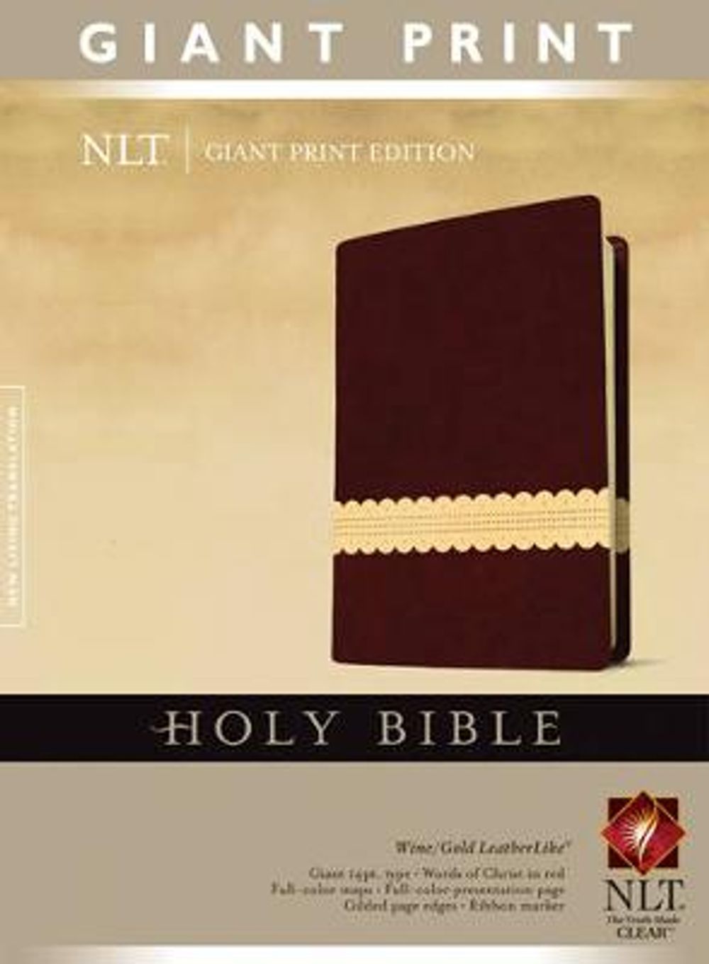 Giant Print Bible NLT By Tyndale House Publishers English Imitation Giant Print Bible NLT By Tyndale House Publishers English Imitation