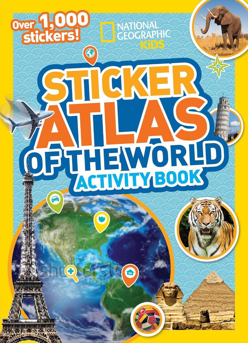 World Atlas Sticker Activity Book: Over 1,000 Stickers! by National ...