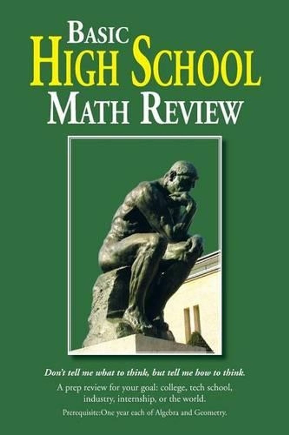 Basic High School Math Review By Jim Elander English Paperback Book Basic High School Math Review By Jim Elander English Paperback Book