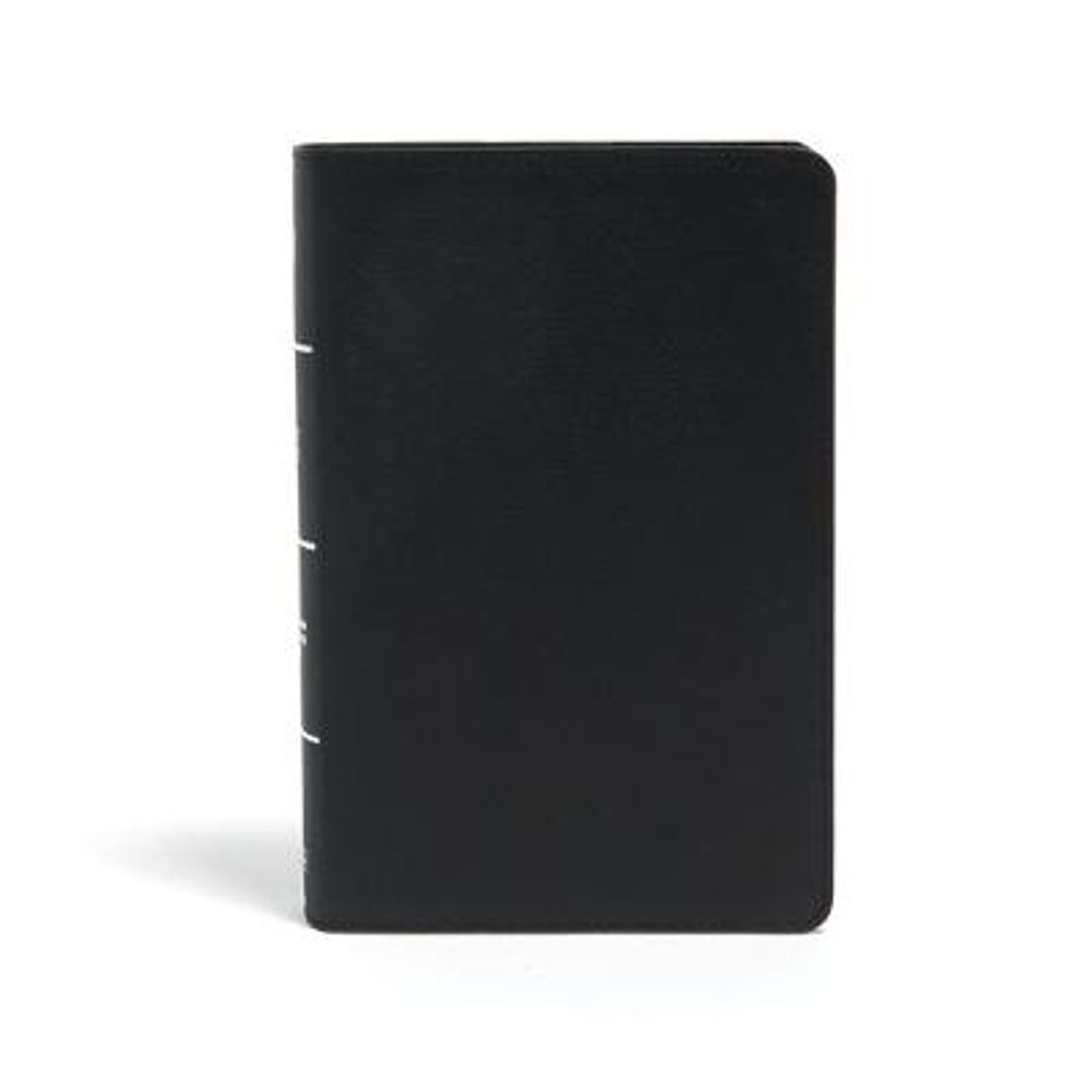 Csb Large Print Personal Size Reference Bible Black Genuine Leather By Csb Large Print Personal Size Reference Bible Black Genuine Leather By