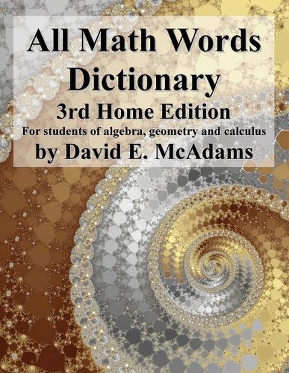 Math Vocabulary AIDS and Dictionaries Ser.: All Math Words Dictionary ...