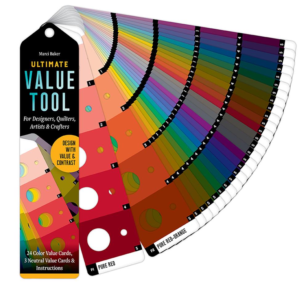 ULTIMATE VALUE TOOL: Build Dynamic Color Palettes; 24 Color Value Cards ...