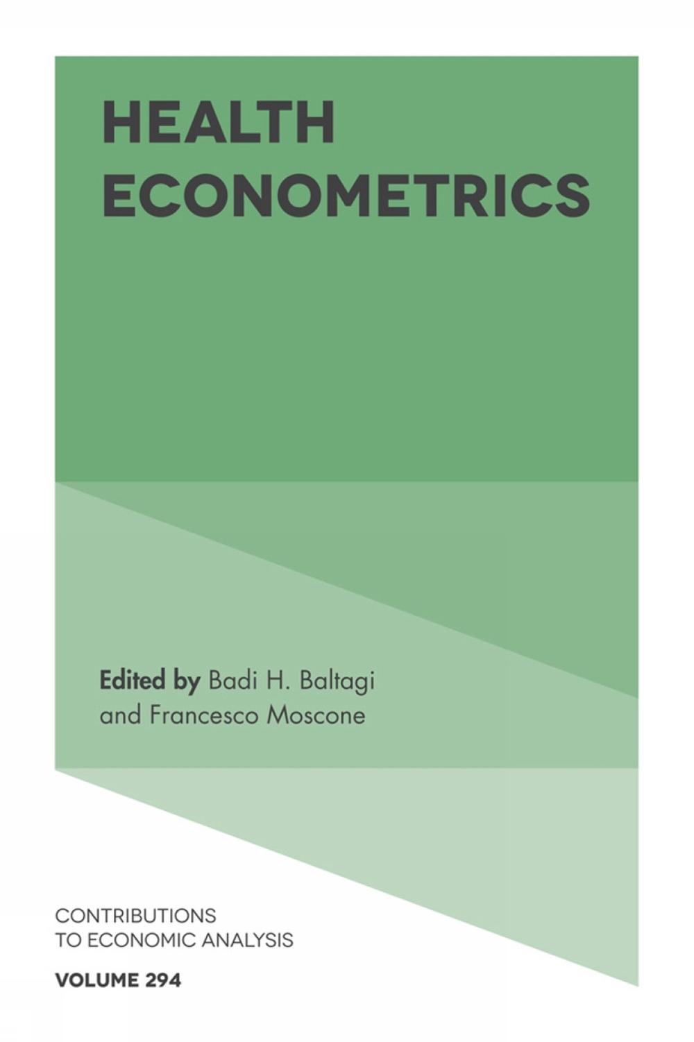 Health Econometrics by Badi H. Baltagi Hardcover Book Free Shipping ... Health Econometrics by Badi H. Baltagi Hardcover Book Free Shipping ...