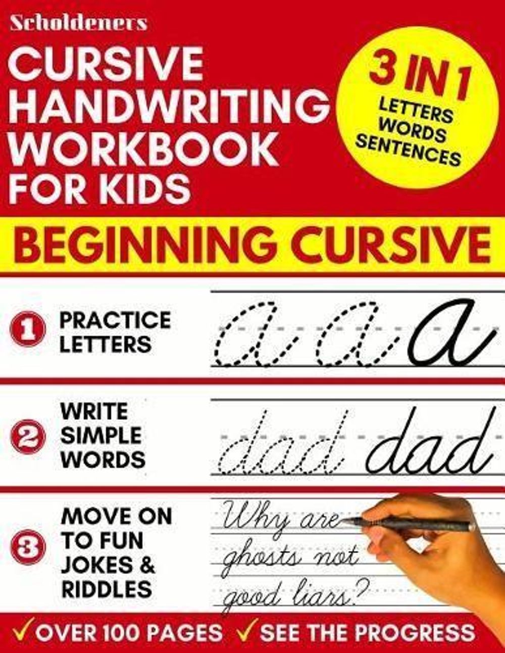 Cursive Handwriting Workbook For Kids 3 in 1 Writing Practice Book To Cursive Handwriting Workbook For Kids 3 in 1 Writing Practice Book To