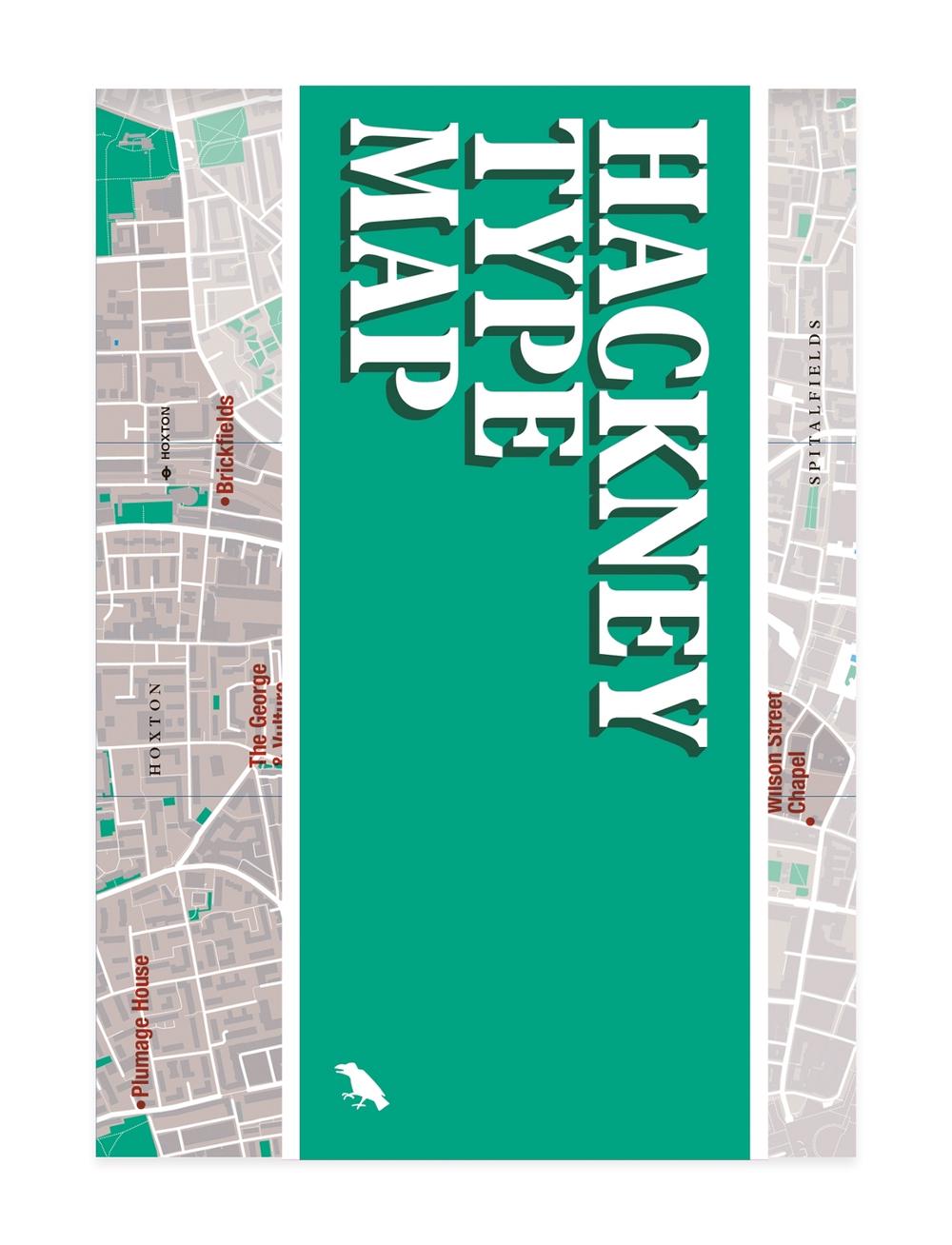 HACKNEY TYPE MAP: Architectural Lettering of Hackney Guide by Lilly ...
