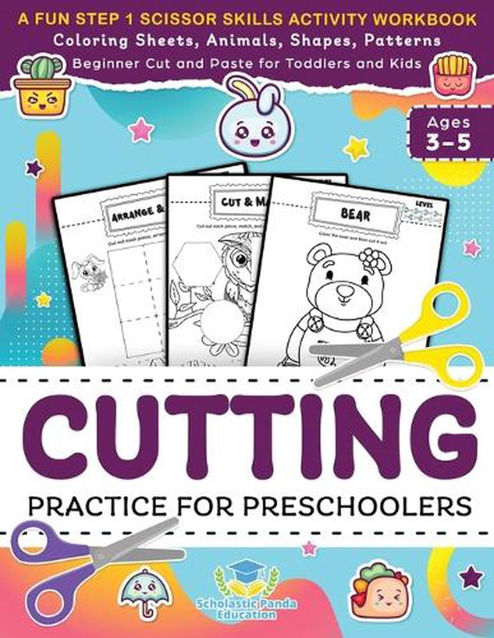 Cutting Practice for Preschoolers: A Fun Step 1 Scissor Skills Activity ...