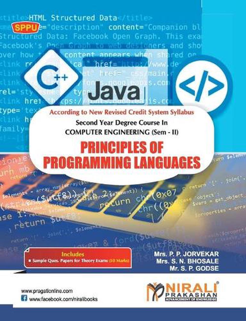 Principles Of Programming Languages By S N Bhosale