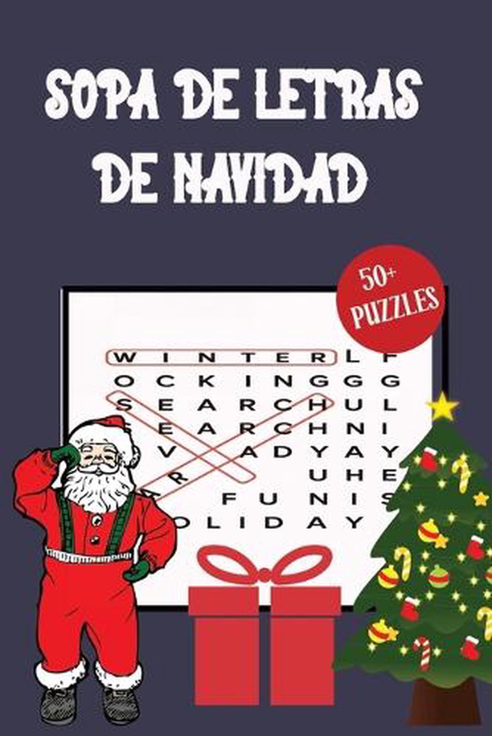 SOPA DE LETRAS de Navidad: Sopas de letras con letra f?cil de leer ...